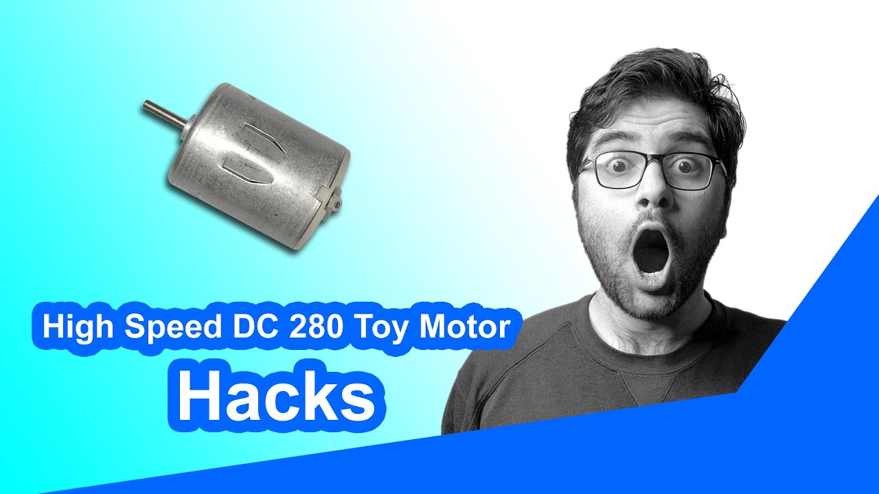 High Speed 6 volt DC 280 Motor Using for Any DIY Project | Creative ...