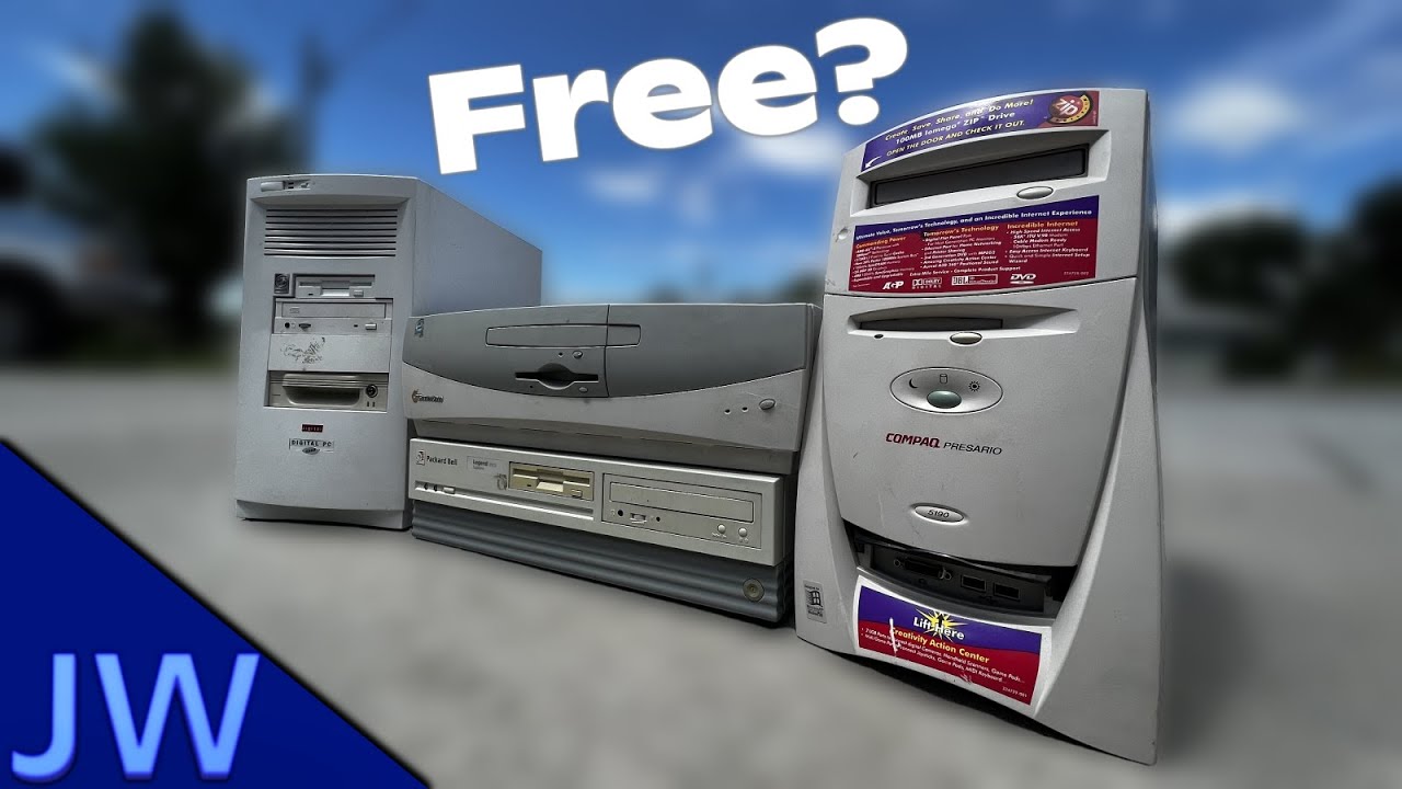 Four free vintage computers...Do they work? - YouTube