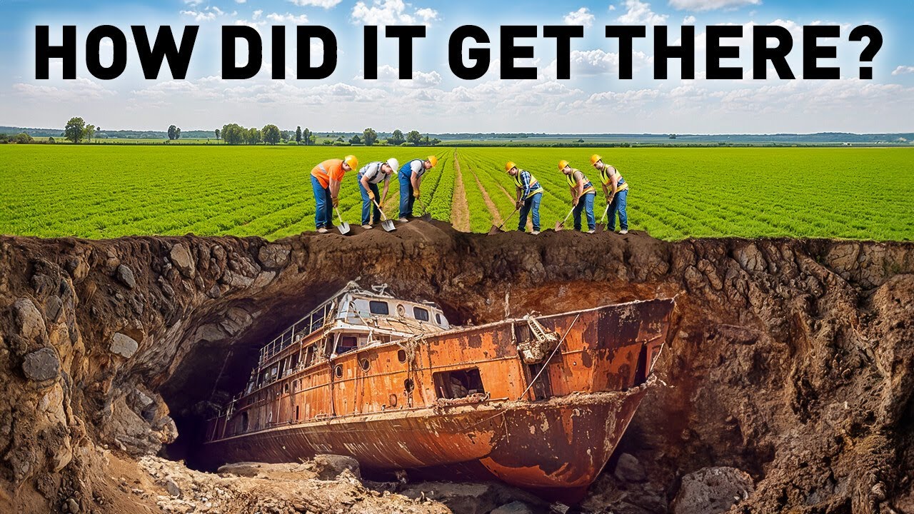 Ship Missing for 132 Years Found Buried Under a Cornfield - YouTube