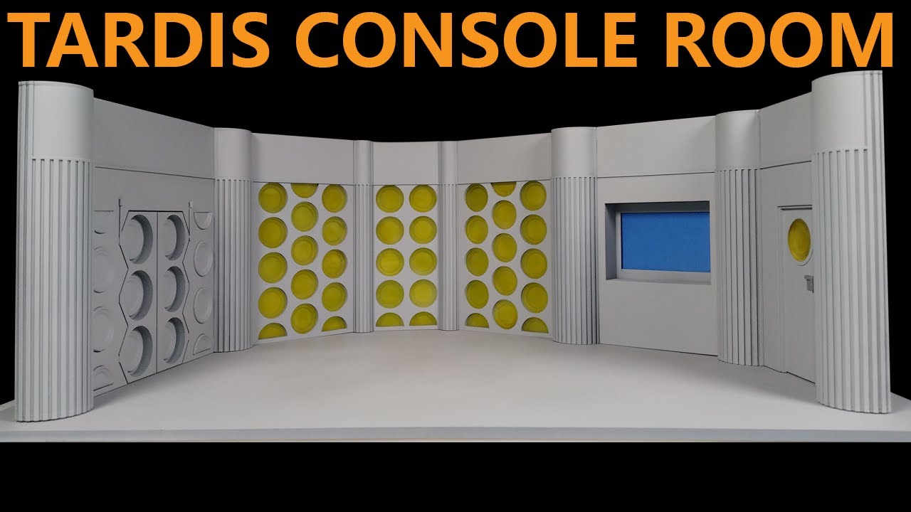 TARDIS Console Room Diorama - CNC Cut, 3D Printed & Scratch Built ...