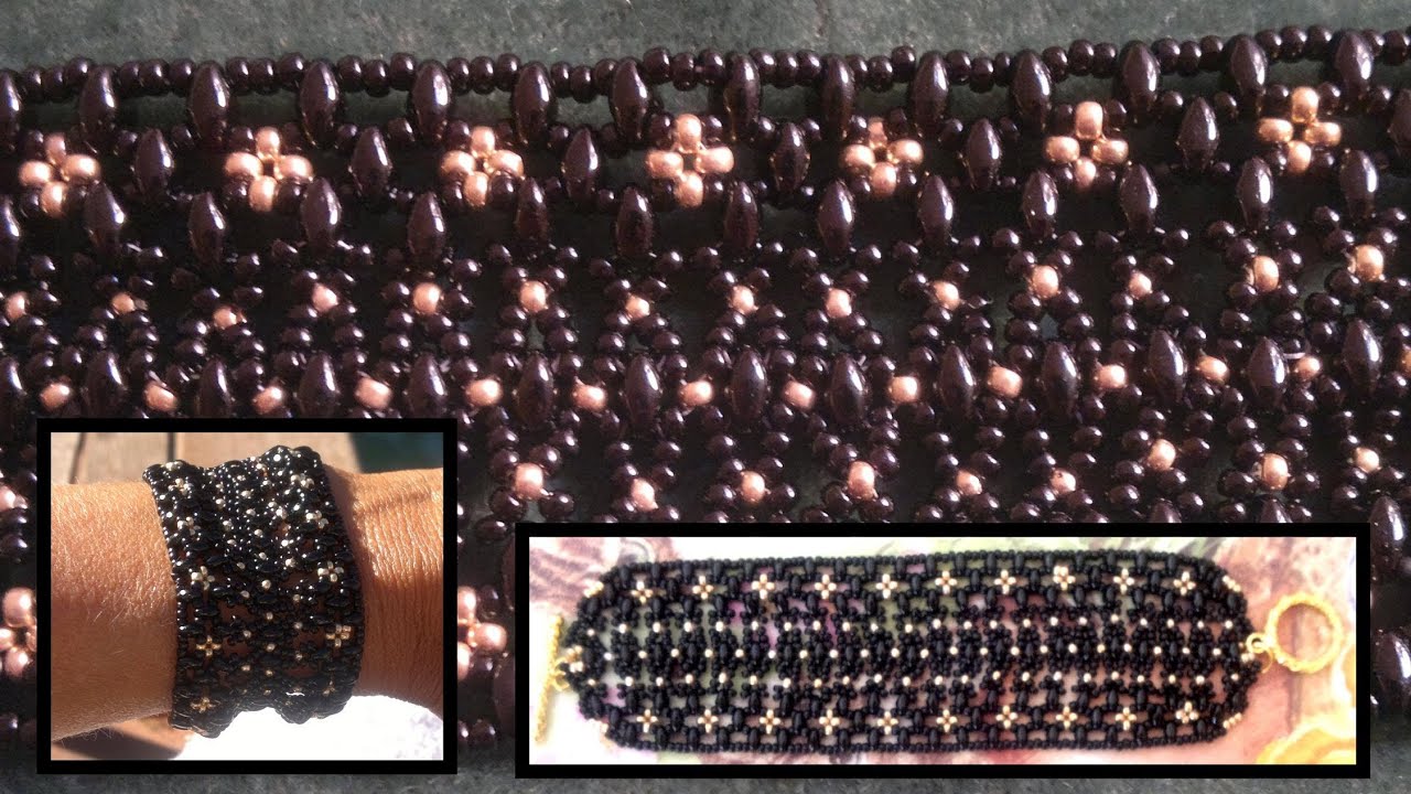 Beading4perfectionists : Superduo bracelet and Seedbeads beading ...