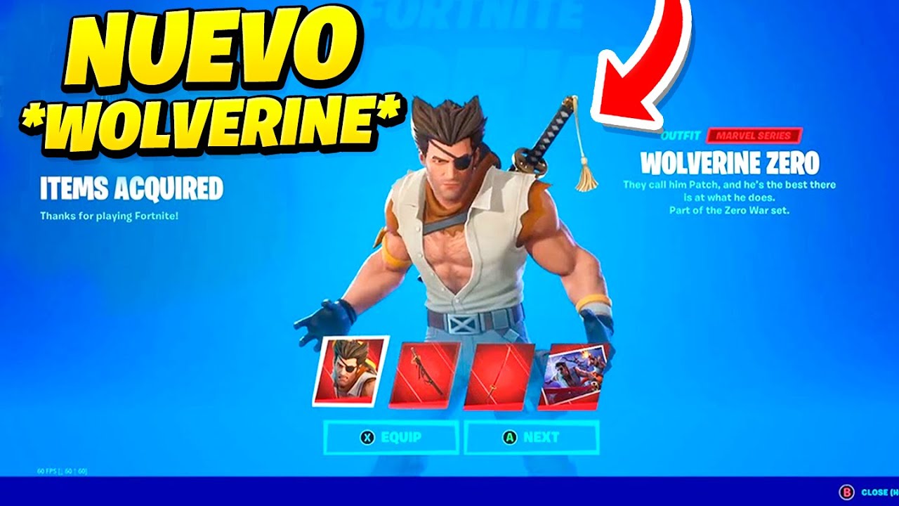 Como CONSEGUIR la NUEVA SKIN de *WOLVERINE CERO* en FORTNITE 🔥😱 NUEVA ...