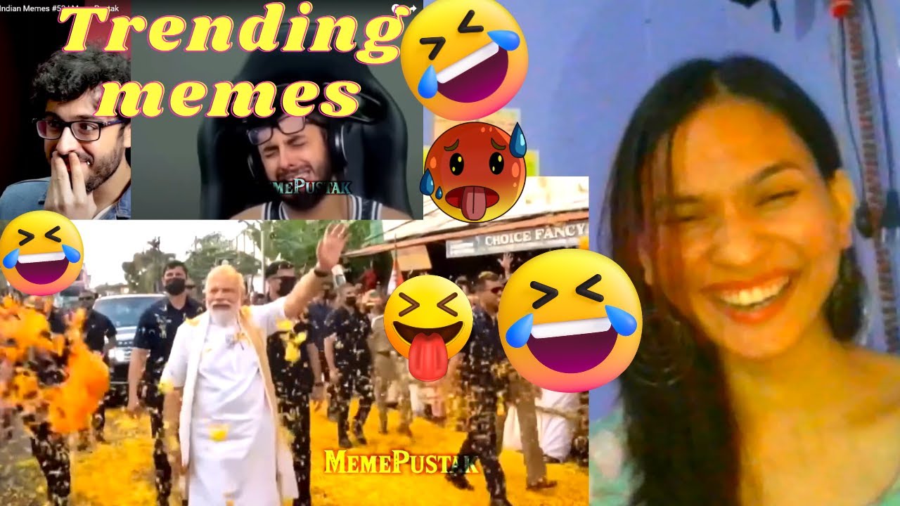 Dank indian memes REACTION Video😂😂 | Puja Reaction | Memepustak - YouTube