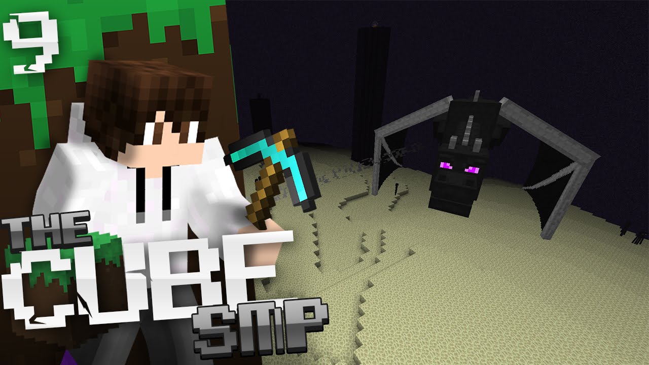 Minecraft Cube SMP: E9 - Ender Dragon Fight! - YouTube
