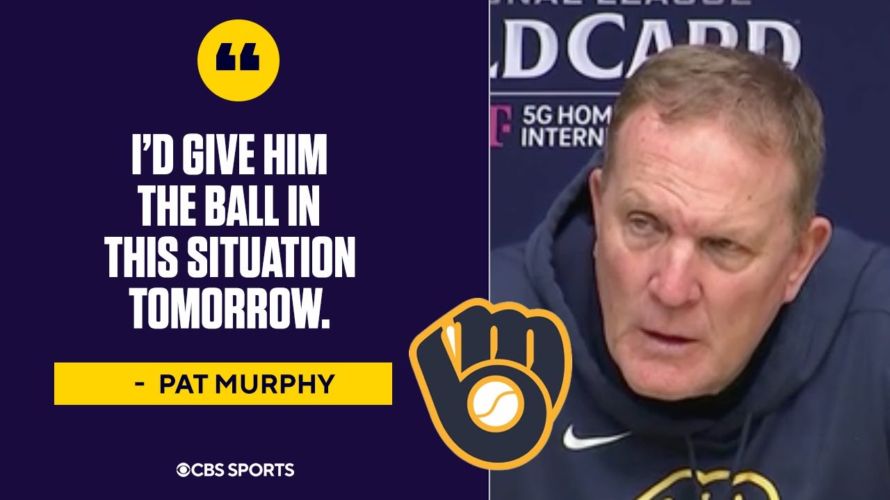 Pat Murphy CONSOLES Devin Williams, says he would never waver from using him in that spot - YouTube