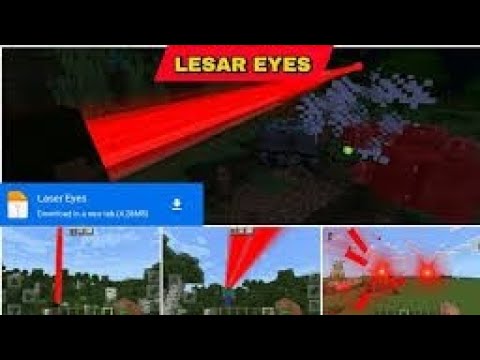 laser eye mod for Minecraft PE direct download link official ...