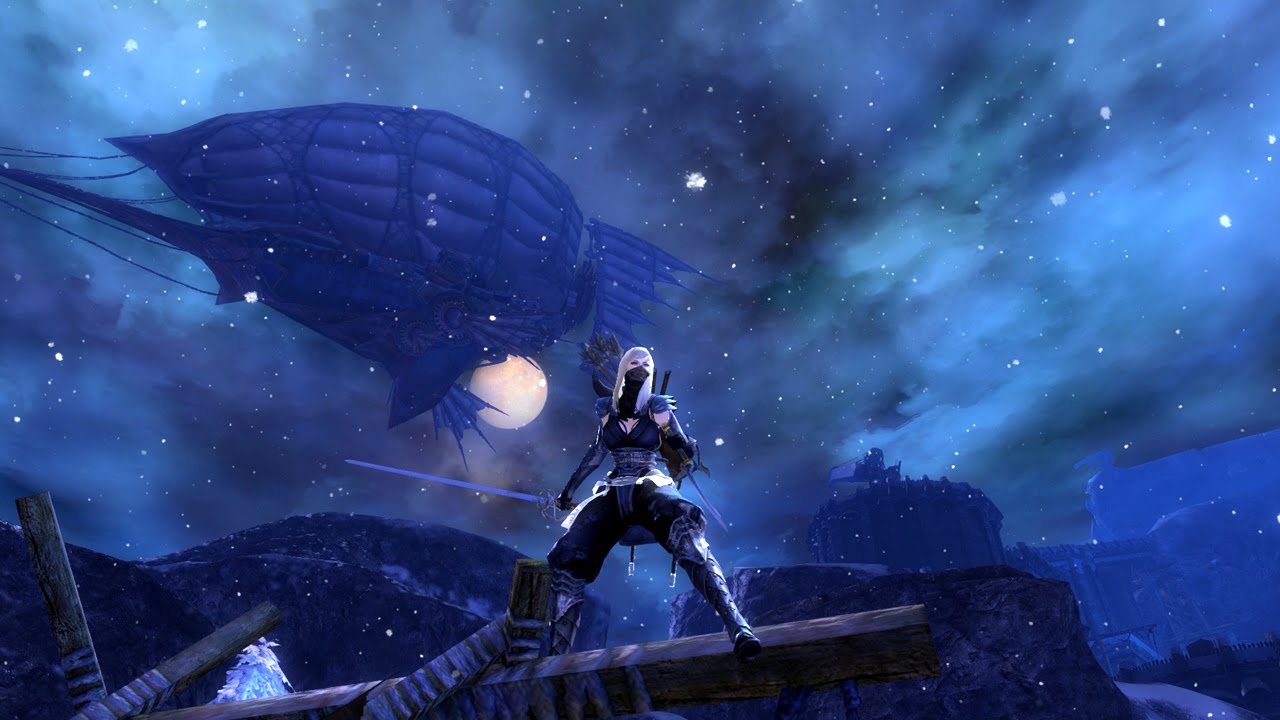 Guild Wars 2 - Outfit: Shadow Assassin - YouTube