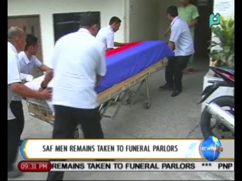 NewsLife: SAF men remains taken to funeral parlors || Jan. 29, 2015 ...