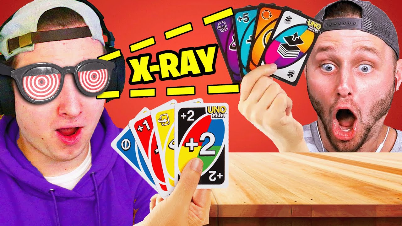 Cheating with X-RAY Vision in UNO! - YouTube