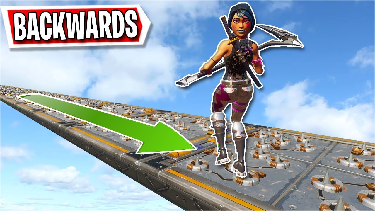 I played this Deathrun facing BACKWARDS... (Fortnite Creative) - YouTube