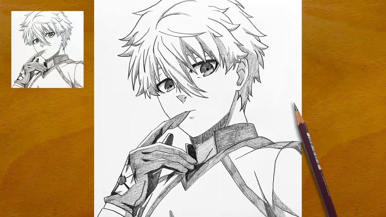 How to draw Nagi Seishiro from Blue Lock || Easy anime sketch for ...
