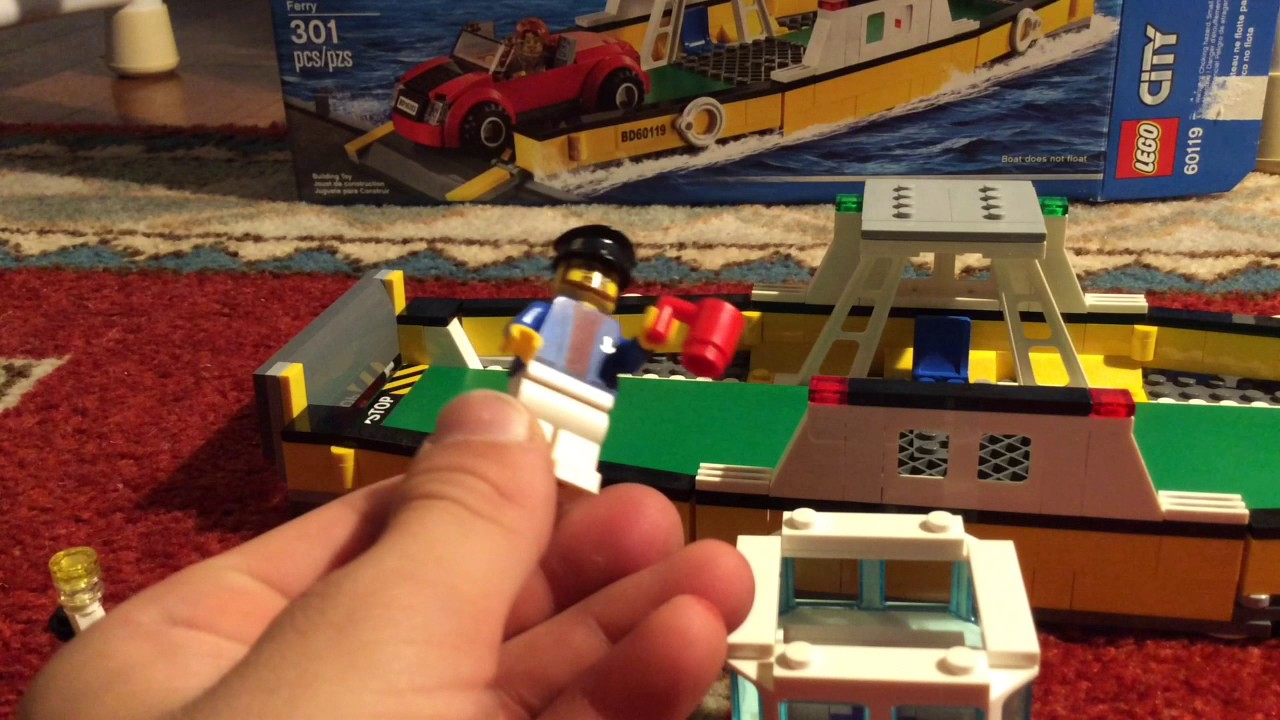 Lego City Ferry Set 60119 REVIEW - YouTube