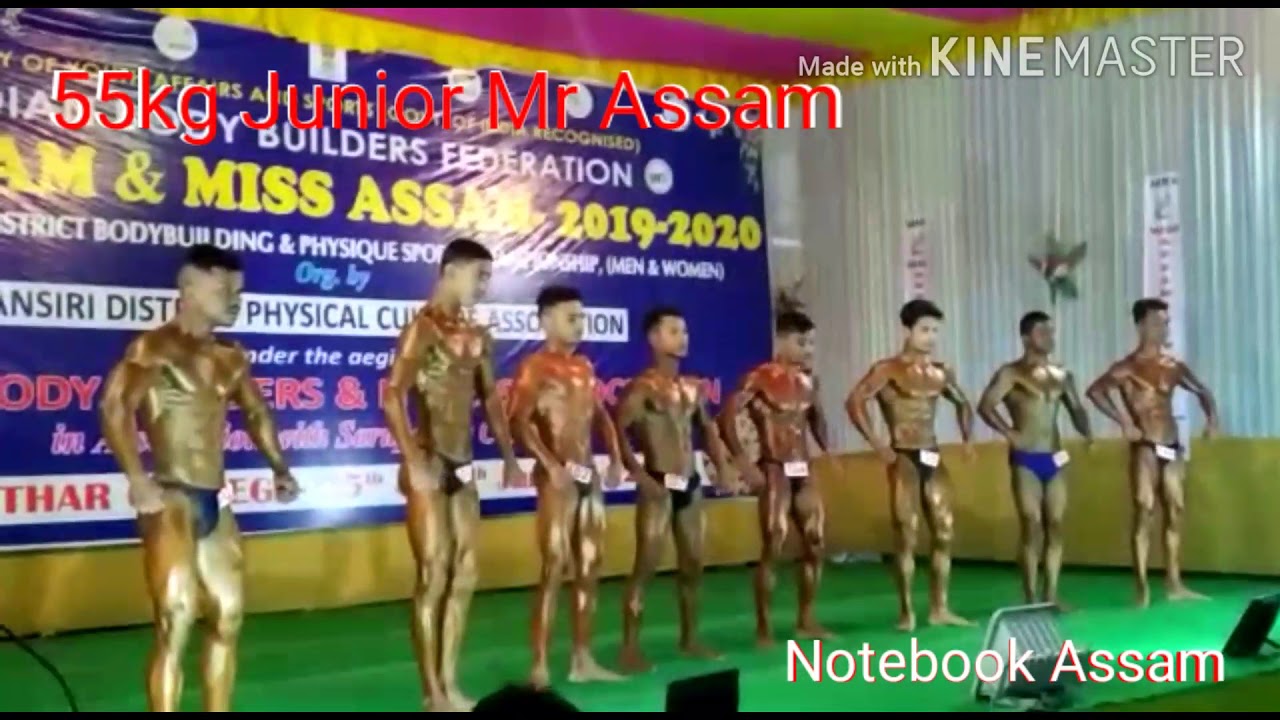Bodybuilding competition///Mr Assam ///55kg - YouTube