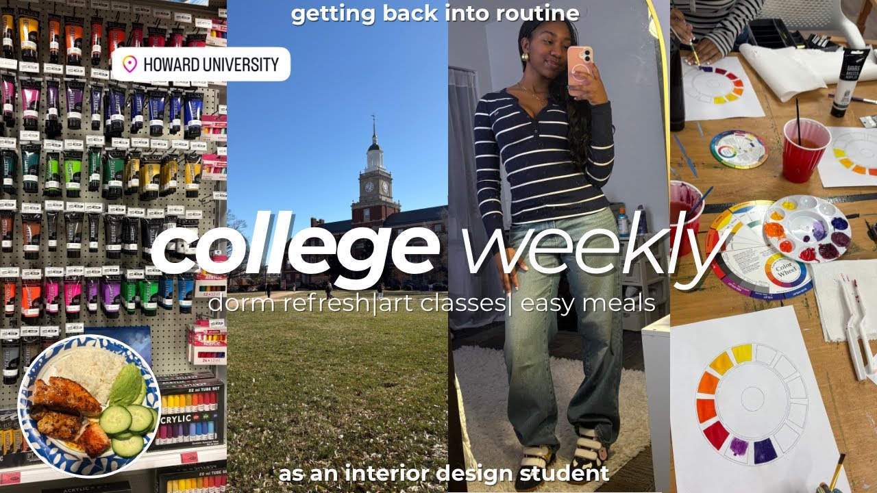 GETTING BACK INTO THE COLLEGE ROUTINE🏫📚 | WEEKLY VLOG, DORM REFRESH, NEW CLASSES, COOKING & MORE ...