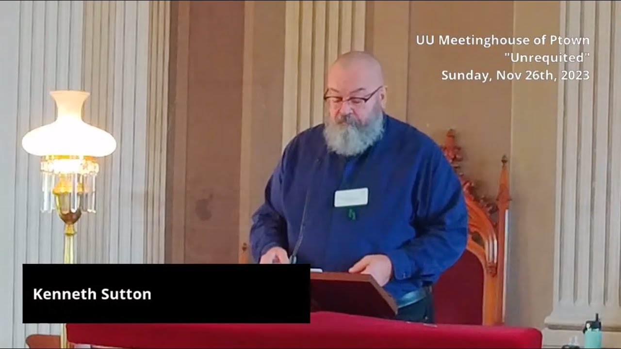 "Unrequited” w/ Kenneth Sutton, 11 am EST Nov 26th, 2023 - YouTube