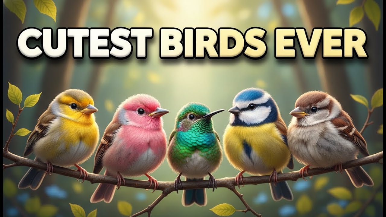 World’s Cutest Birds Collection 🐦 Relaxing Nature Sounds, Ultra ...