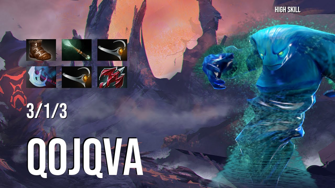 Dota 2 Pro Gameplay Qojqva Morphling 3 1 3 High Skill Dota 2 - YouTube
