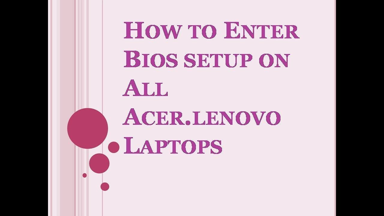 Acer Aspire Laptop Boot Menu & Boot Manager BIOS Option - YouTube