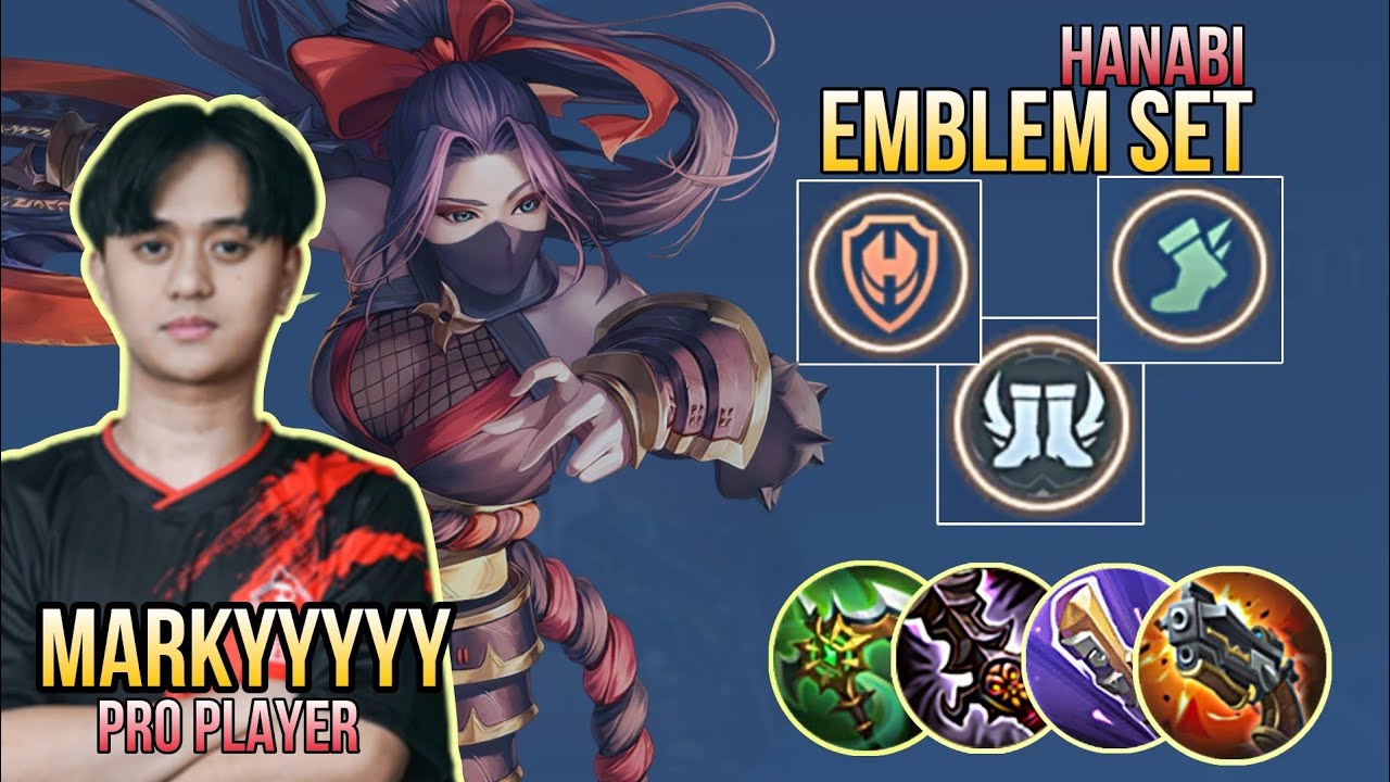 HANABI BEST EMBLEM SET AND BUILD 2024! 100% SURE WIN! MLBB - YouTube