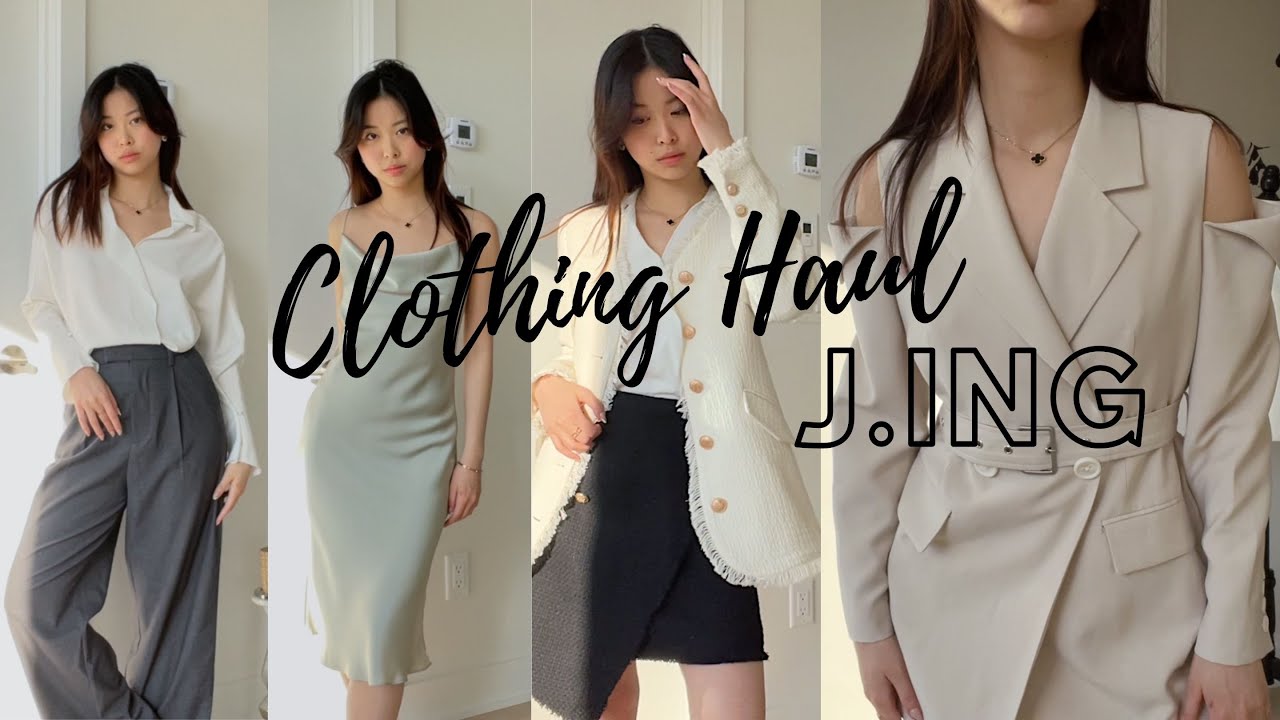 UPGRADING MY CLOSET | Spring Try-On Haul with J.ING - YouTube