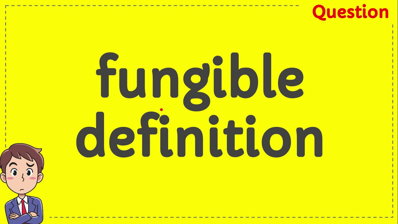 fungible definition - YouTube