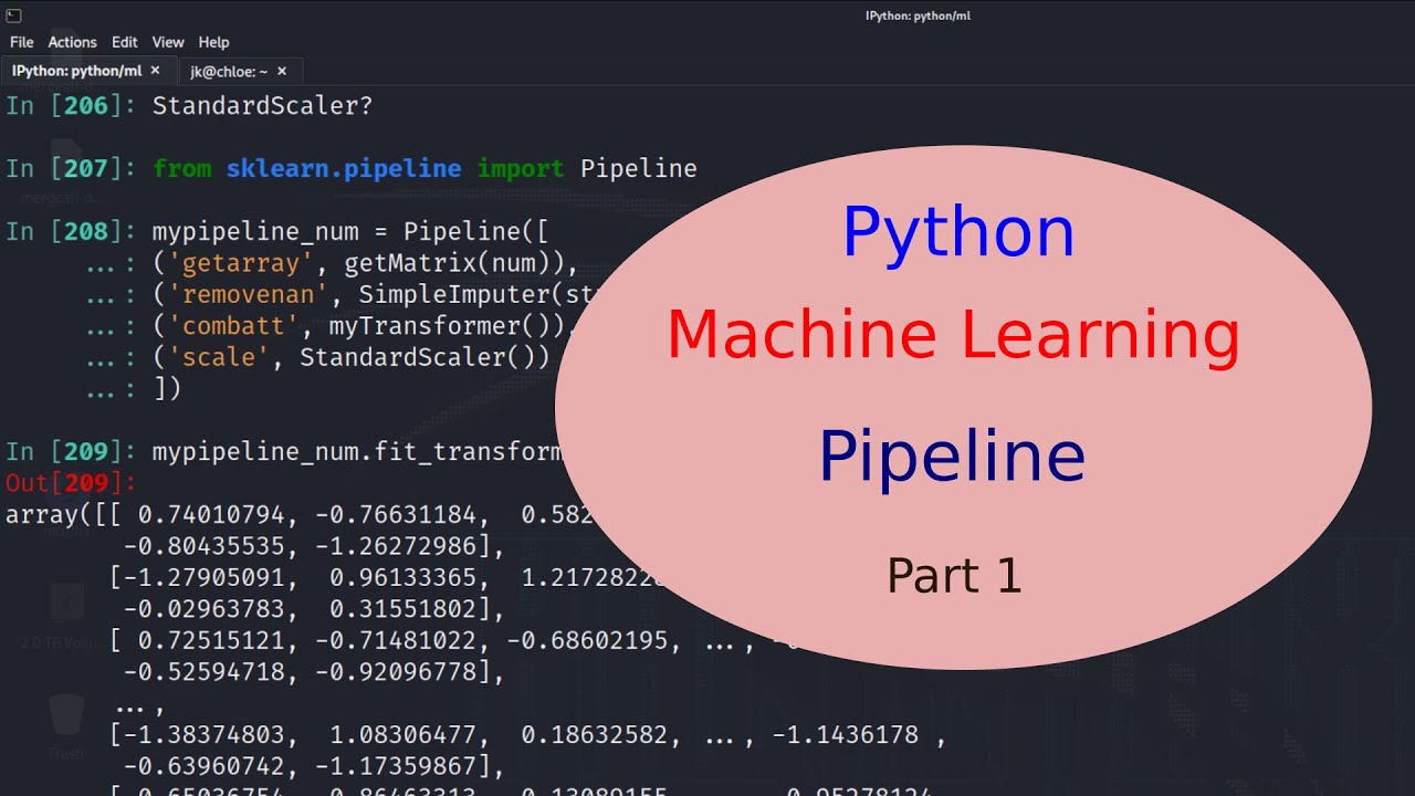 Python - Machine Learning - 7 - Pipeline - Part 1 - YouTube