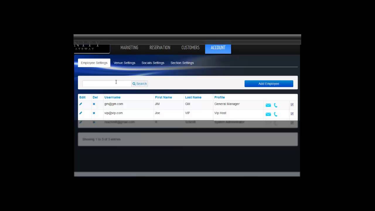 Employee Search All In One| ID Scanner| Nightclub Software| VIP Table ...