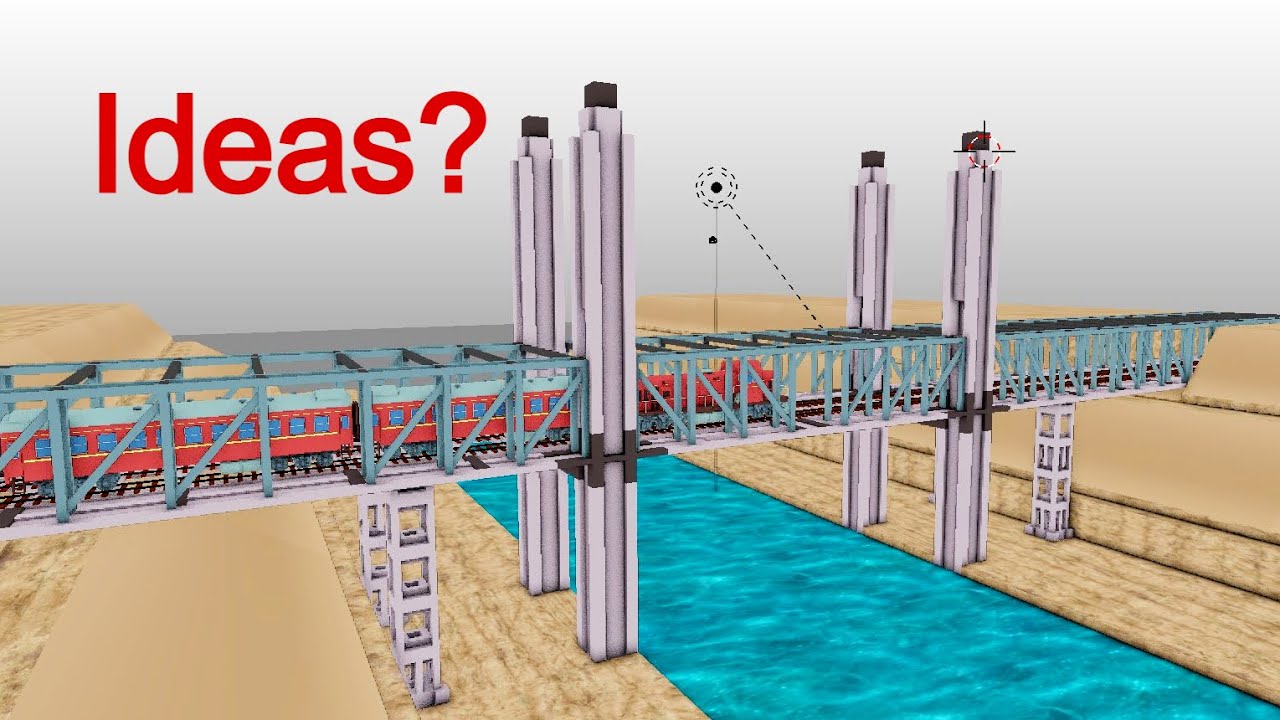 Building a 3D BRIDGE LIVE - I need virtual workers :) - YouTube