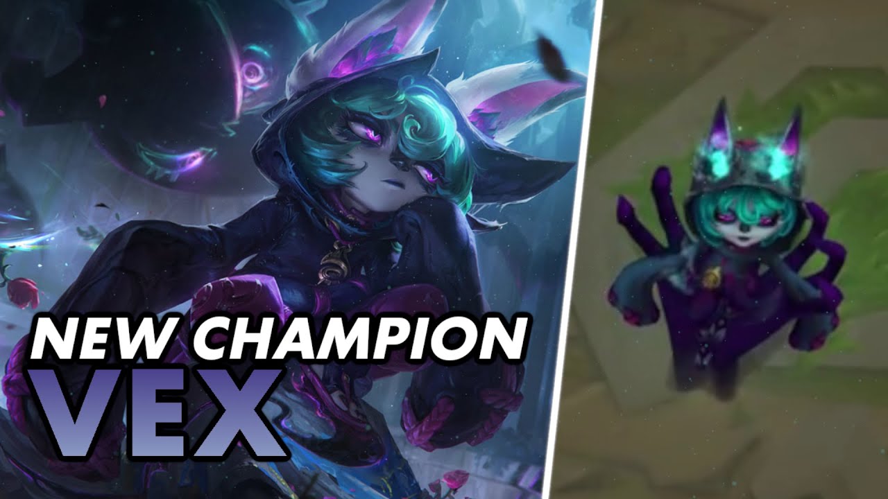 👥🔮 *NEW* CHAMPION VEX! Can she Support?! | Vex Full PBE Gameplay | Luminum - YouTube