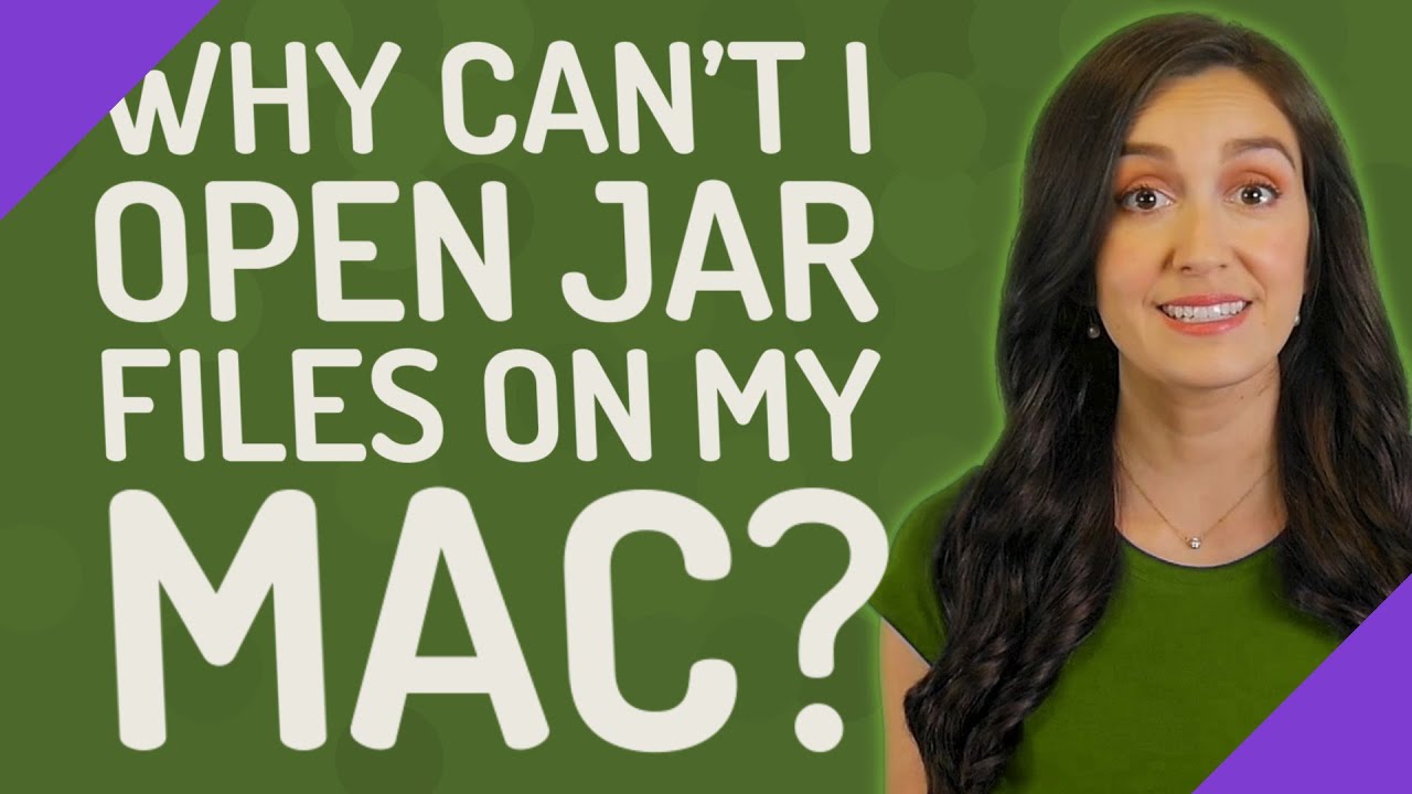 Why can't I open jar files on my Mac? - YouTube