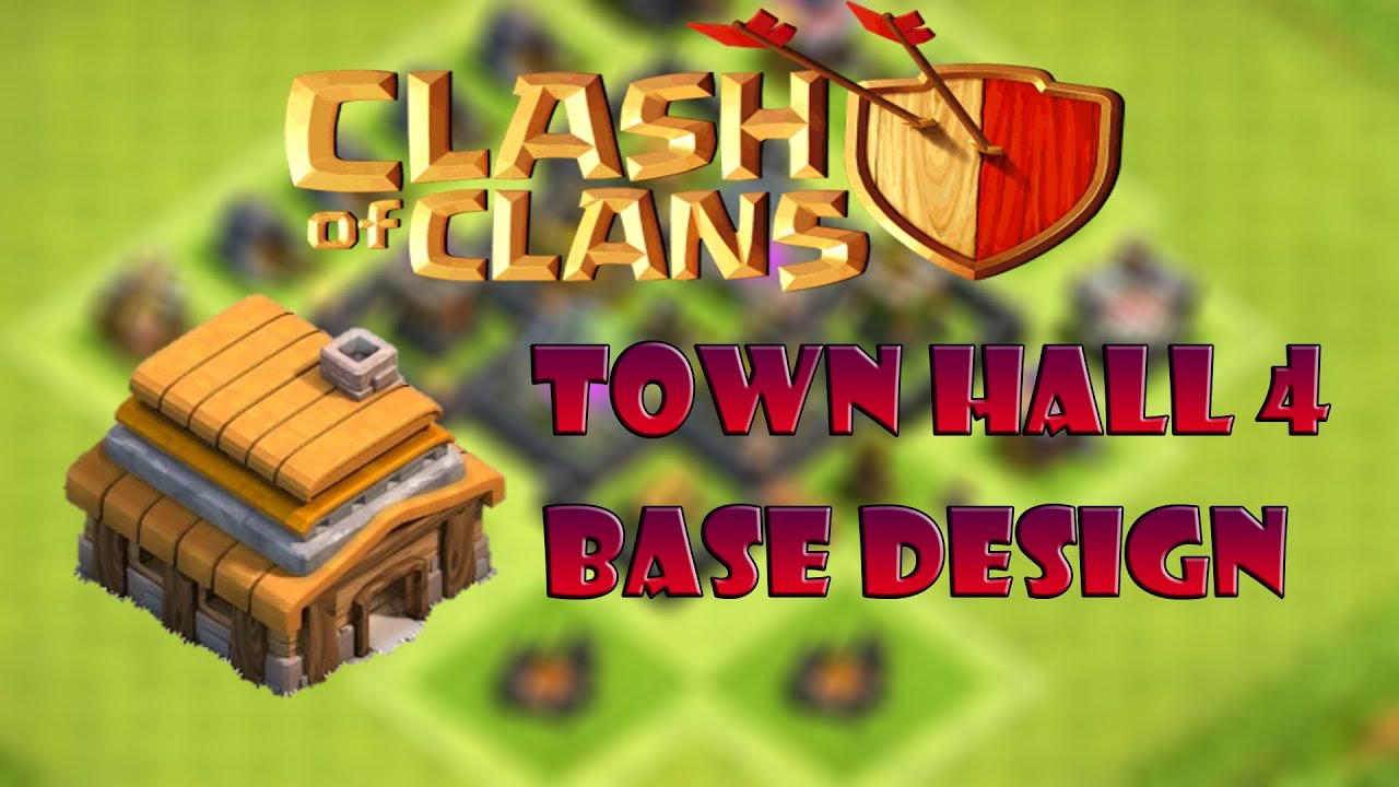 How to base design | Clash Of Clans Town Hall 4 Base Design | CoC Base ...