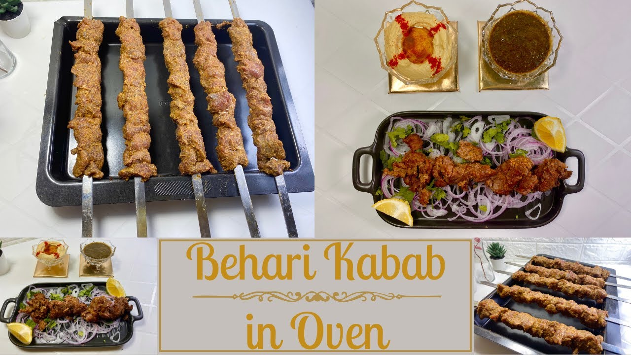 Behari Kabab In Oven | Behari Kabab Recipe | Restaurant Style Behari ...