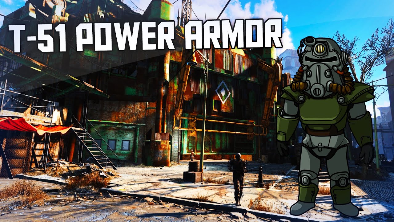 Fallout 4 Fort Strong! T-51 Power Armor Location! - YouTube