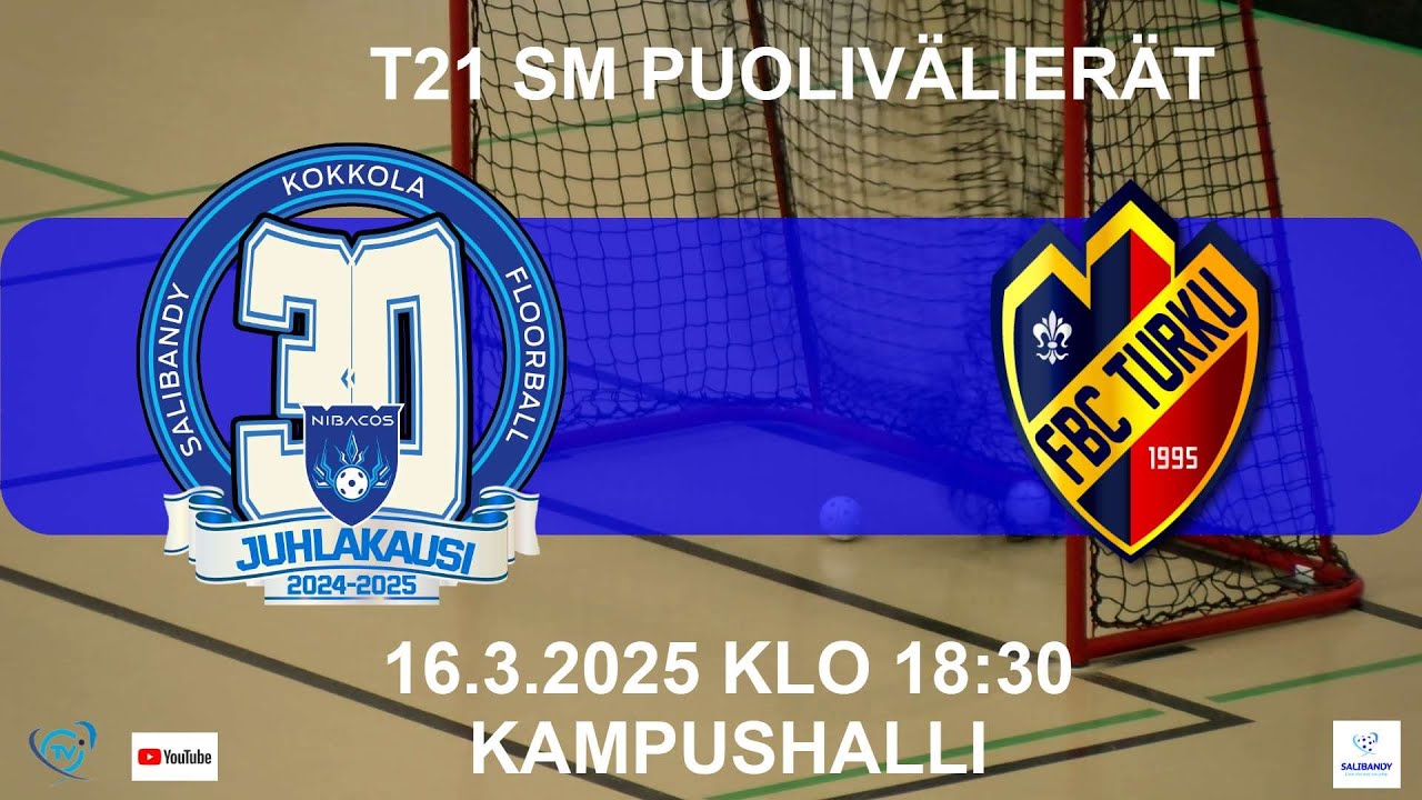 T21 SM Nibacos - FBC Turku 16.3.2025 klo 18:30 - YouTube