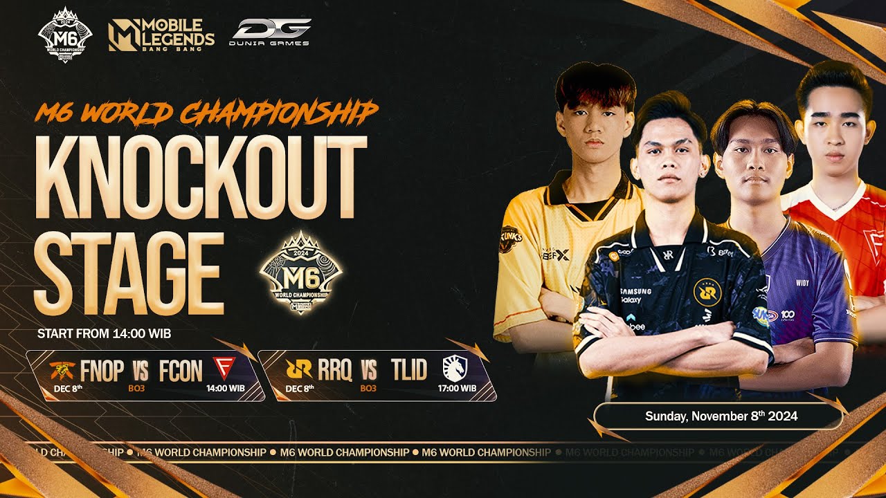 🔴RESTREAM | Kejuaraan Dunia MLBB M6 | Knockout Stage Day2 (Part 2 ...