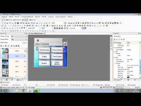 Property Window with GP-Pro EX - YouTube