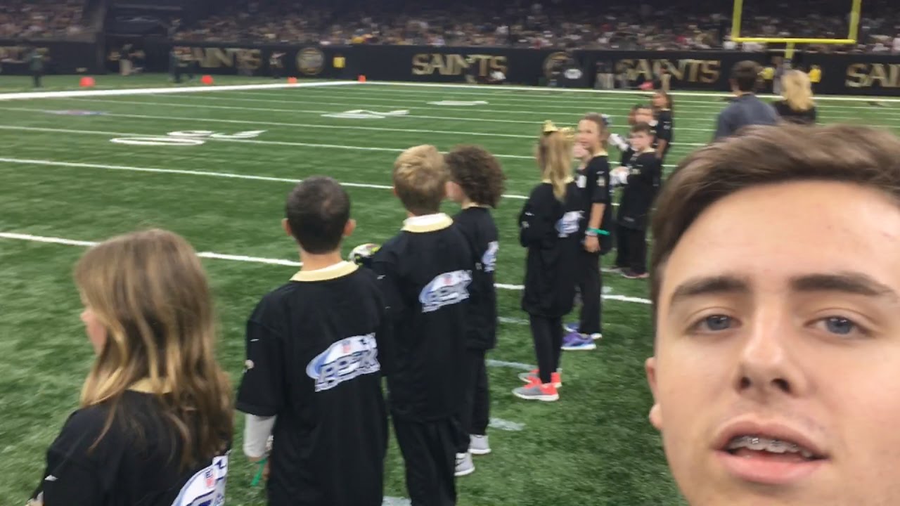 Streaking Across Field at a New Orleans Saints Game! - YouTube