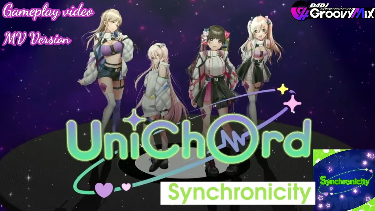#D4DJ #グルミク 【D4DJ グルミク】Synchronicity / UniChØrd【MV】【プレイ動画】【HARD譜面】【オリジナル楽曲】 - YouTube