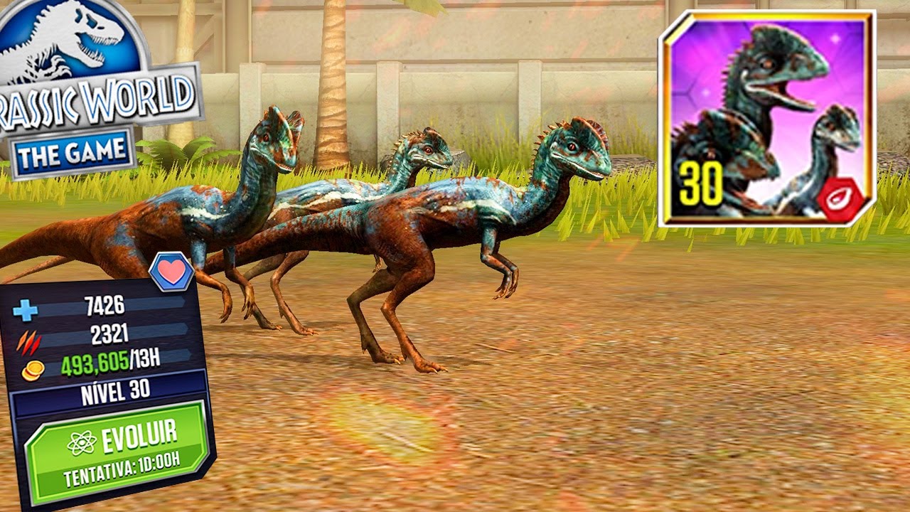 JURASSIC WORLD - Tive que UPAR meu COMPSOVENATOR URGENTE! - YouTube