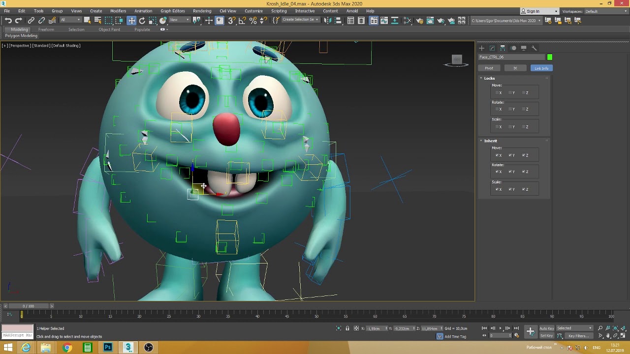 3ds Max. Character Development. Facial RIG. - YouTube