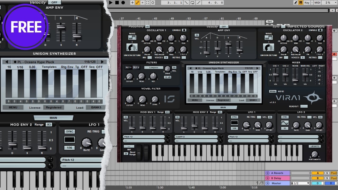 Free VST Synthesizer Vira1 v1.0.1 - YouTube