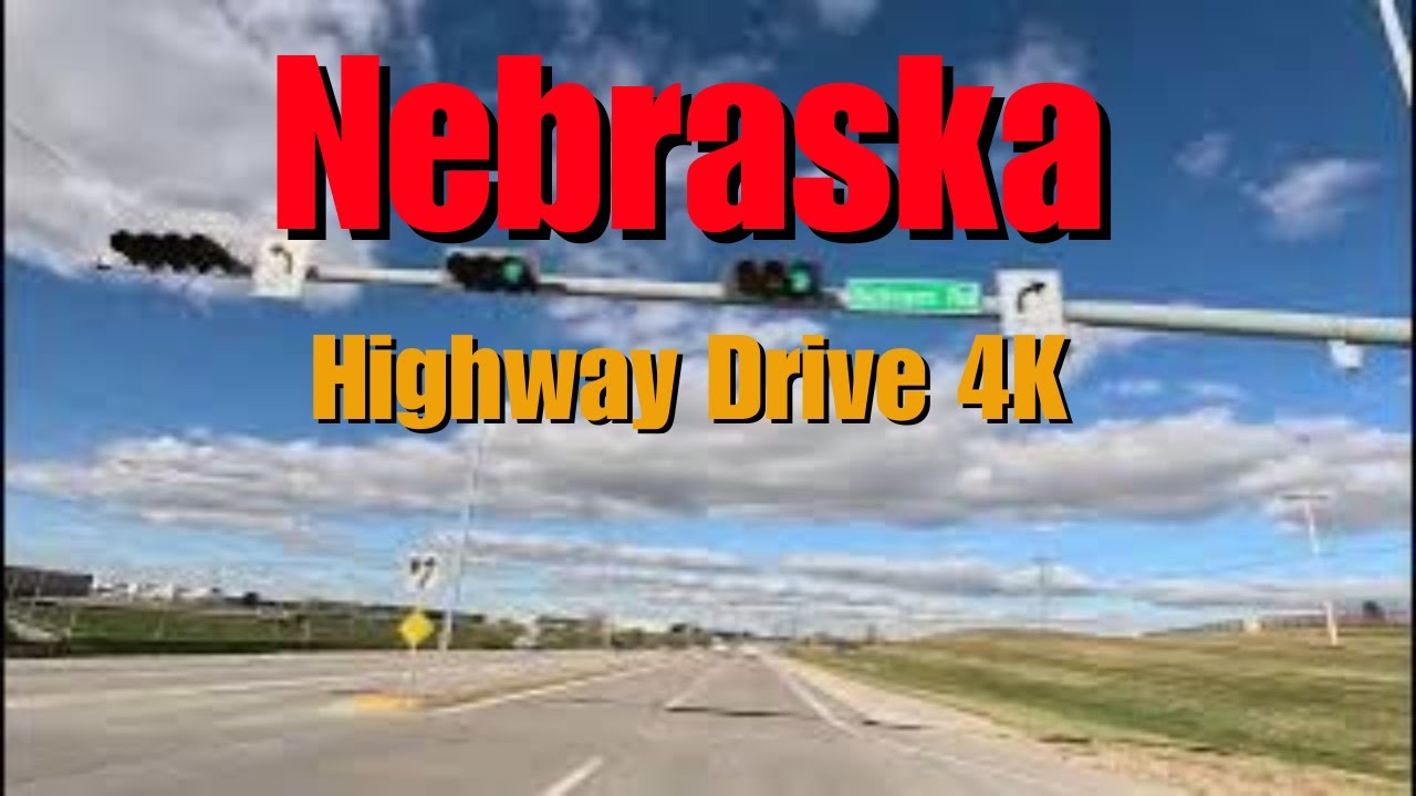 Drive Tour 4K | Fall Road Trip Through Nebraska | Springfield to ...