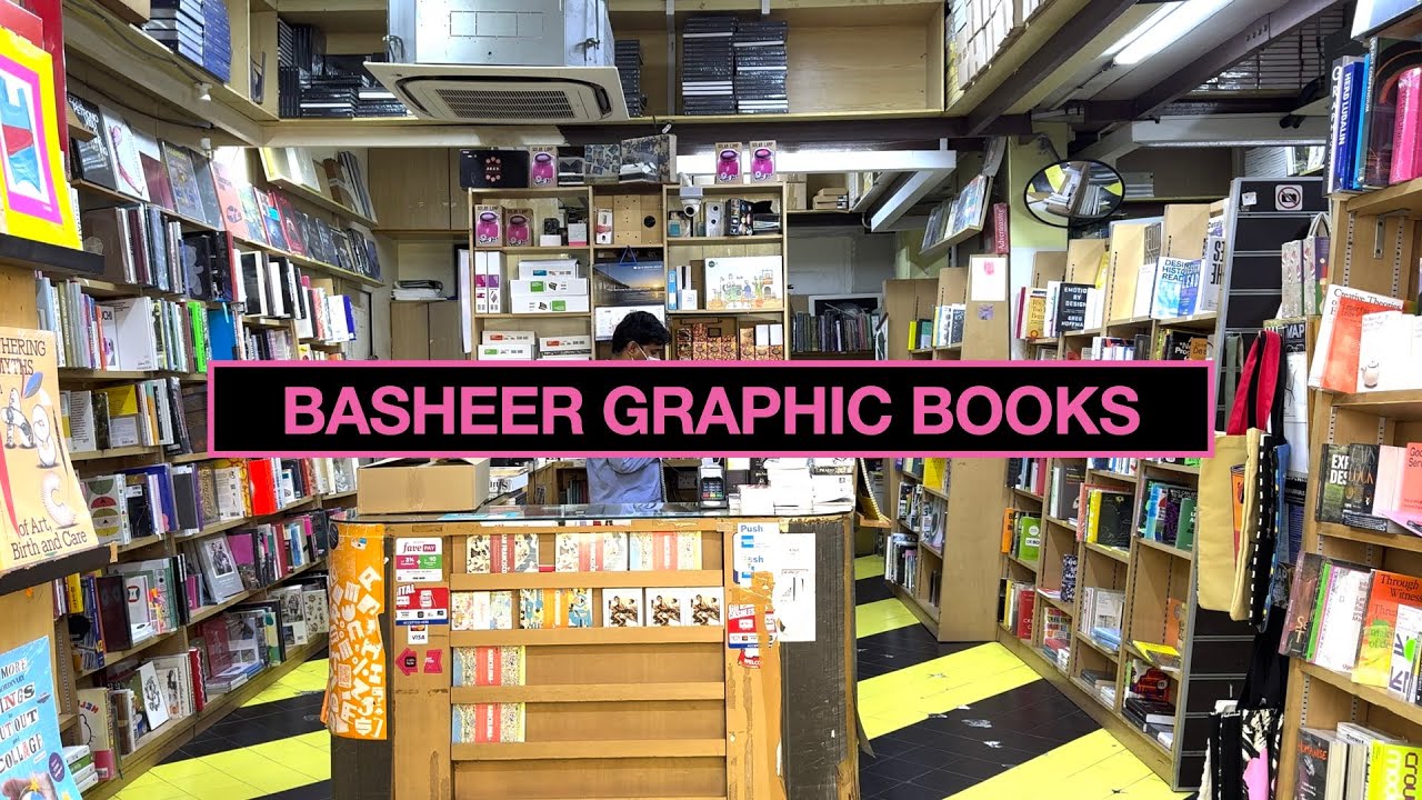 BASHEER GRAPHIC BOOKS WALK-THROUGH (HD 1080p) #travel #bookstore - YouTube