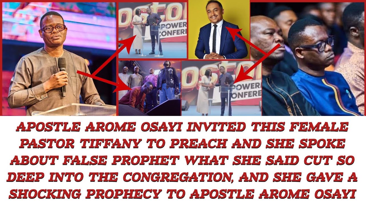 APOSTLE AROME OSAYI INVITED THIS FEMALE PASTOR TIFFANY TO PREACH AND ...