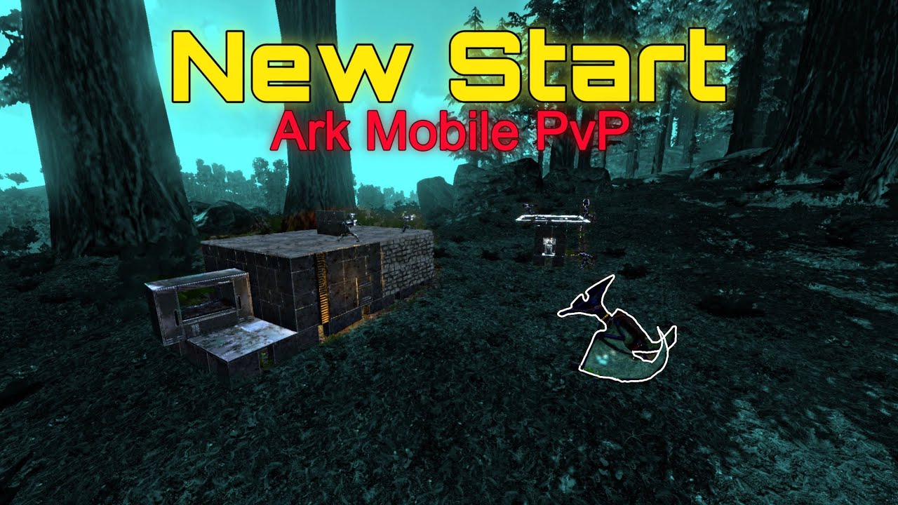 [Ark Mobile PvP] New Start Solo Raiding Base - YouTube
