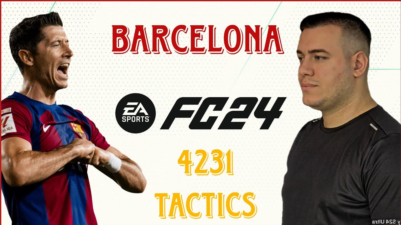 BARCELONA - 4231 FORMATION TACTICS & INSTRUCTIONS! FC 24 - YouTube