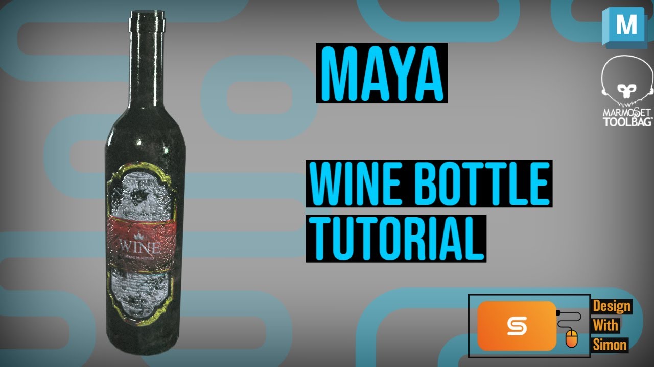 Maya Tutorial: Wine Bottle - YouTube