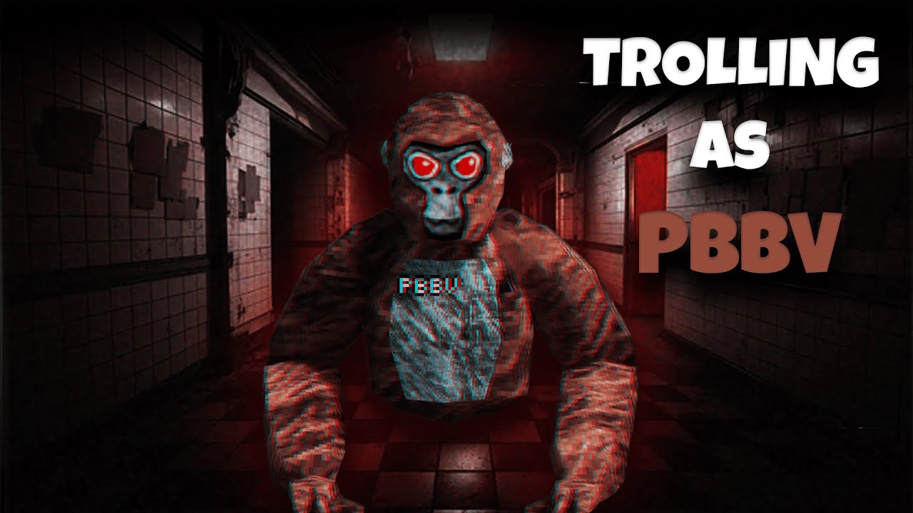 Trolling as PBBV in gorilla tag (made kids leave) | Gorilla Tag VR ...