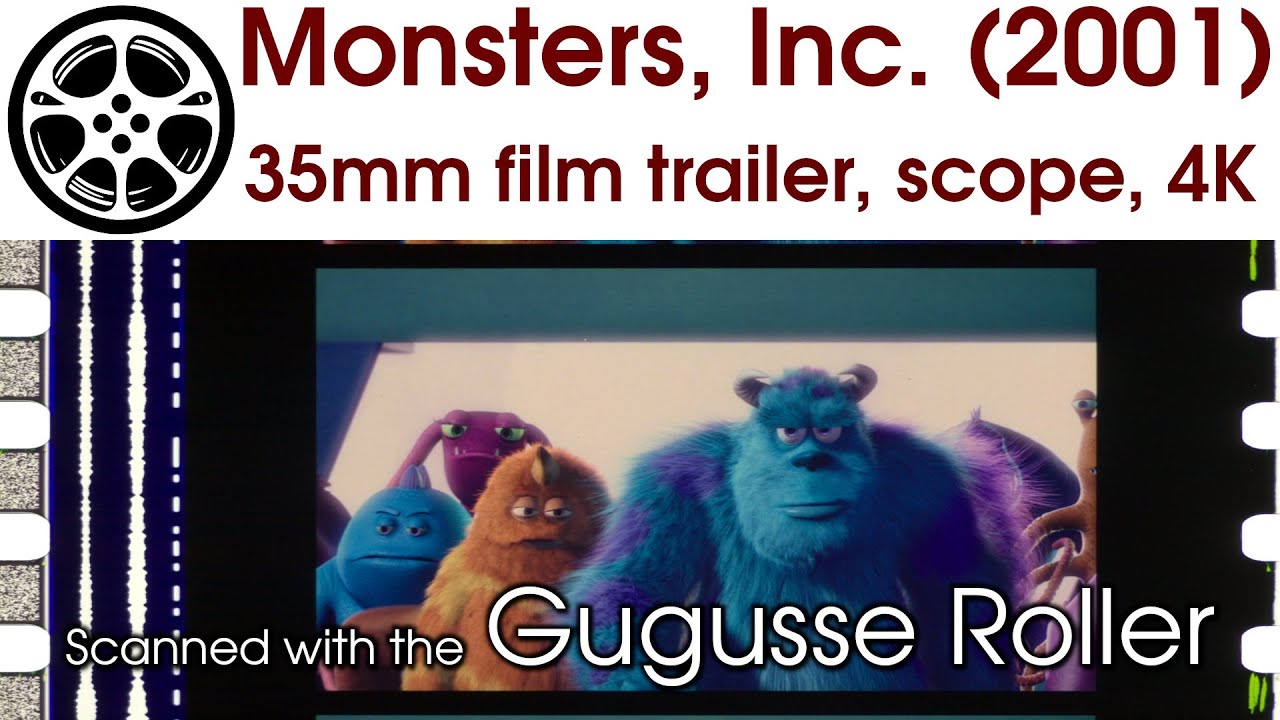 Monsters, Inc. (2001) 35mm film trailer, scope 4K - YouTube