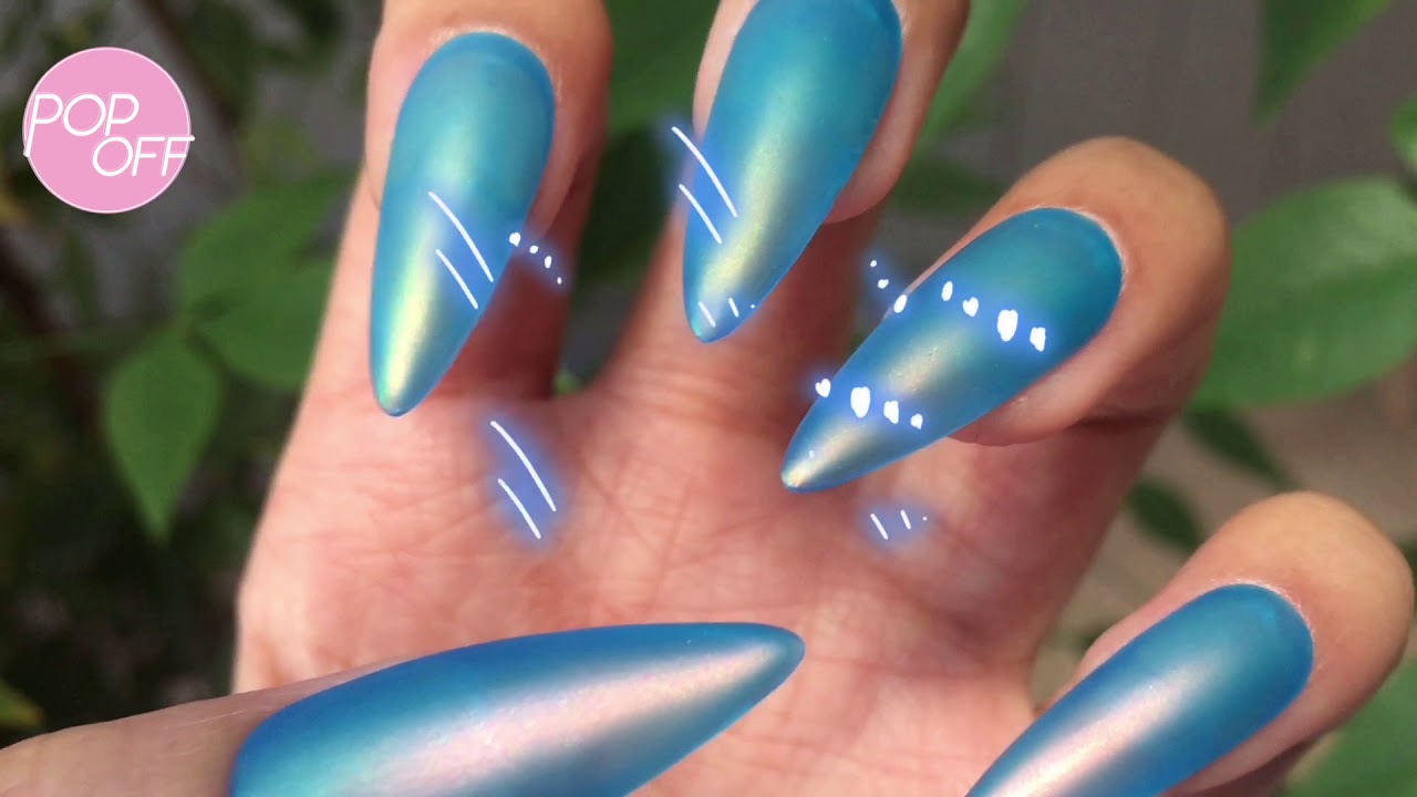 Blue Velvet Nails - YouTube